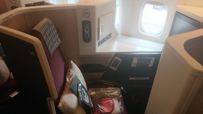 JAL JL712 シンガポール – 成田 ビジネスクラス機内食＆搭乗記 16JUL19 | 飛行機とJALマイルとビジネスクラスの旅ブログ