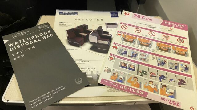 【フライトレポ】フライト中はずっと夜！羽田～シンガポール JL35便 OCT23 | 飛行機とJALマイルとビジネスクラスの旅ブログ